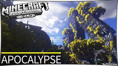 Карта Зомби апокалипсис Apocalyptic City для Майнкрафт ПЕ скачать бесплатно