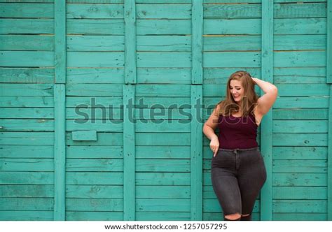 Plus Size Jeans Images Stock Photos Vectors Shutterstock