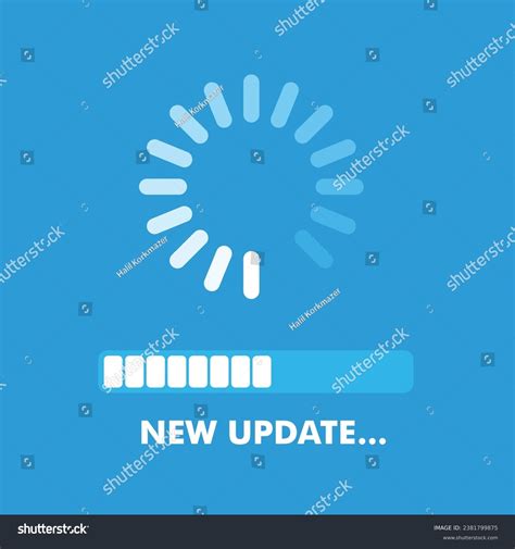 Vector System Software Update Upgrade Concept Stock Vector Royalty