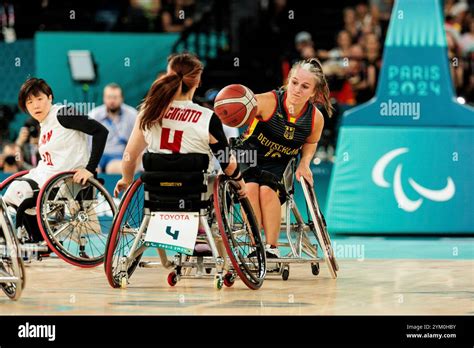 Paris Frankreich 01 September Rollstuhlbasketball Japan