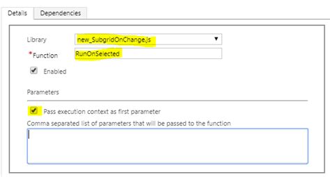 clicking on a subgrid to open a modal form in dynamics 365 carl de souza