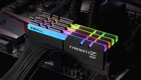 G SKILL Announces Trident Z RGB DDR Memory Kit With Color Lighting