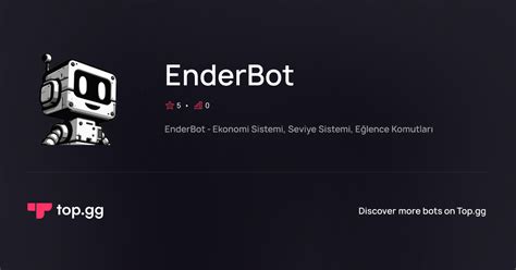 Add Enderbot Discord Bot The 1 Discord Bot And Discord App List