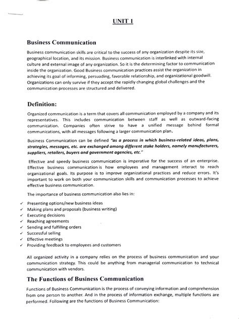 Business Communication Pdf Communication Hierarchy