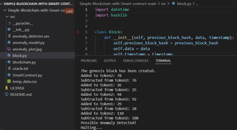 Simulation Of Anomaly Detection Model In A Smart Contract Download