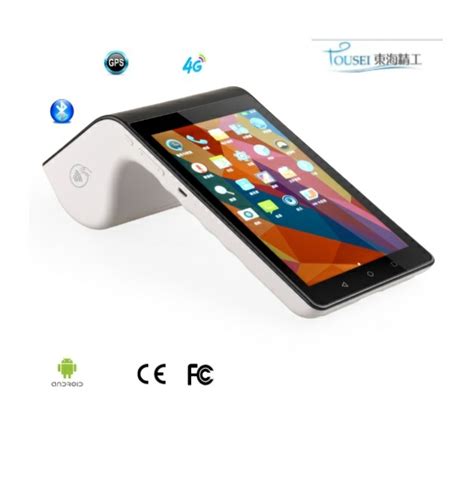 Android Mobile POS System NFC Msr EMV Card Reader POS Terminal PT With WiFi G Bluetooth