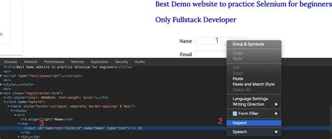 Locators In Selenium Webdriver Only Fullstack