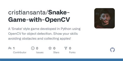 GitHub Cristiansanta Snake Game With OpenCV A Snake Style Game