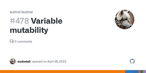Variable Mutability Issue 478 Austral Austral GitHub