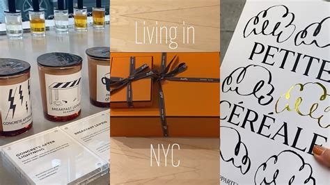 Eng Sub 미니크로아상 시리얼 에르메스 언박싱 소호 구경하는 뉴욕일상 Youtube