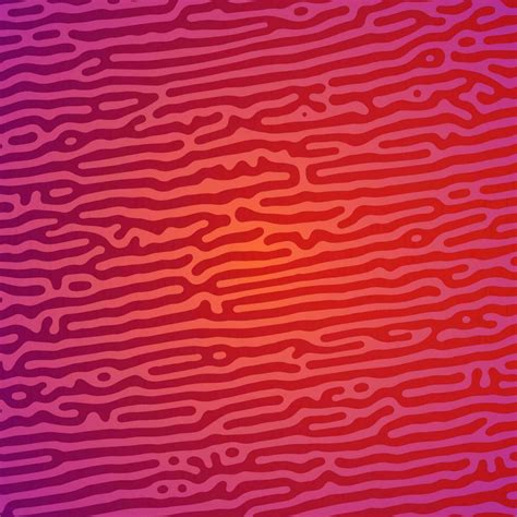 Red Turing Reaction Gradient Background Abstract Diffusion Pattern