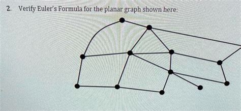 2verify eulers formula for the planar graph shown here 84993