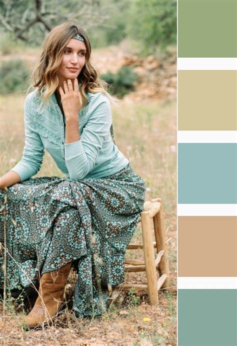 Цветовые сочетания Цветовые сочетания Стиль бохо Стиль