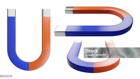 파란색과 빨간색 말굽 자석 세트입니다 현실적인 벡터 그림 0명에 대한 스톡 벡터 아트 및 기타 이미지 0명 3차원 형태 개체 그룹 Istock