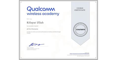 Muhammad Sohail On Linkedin Completion Certificate For 5g For Everyone