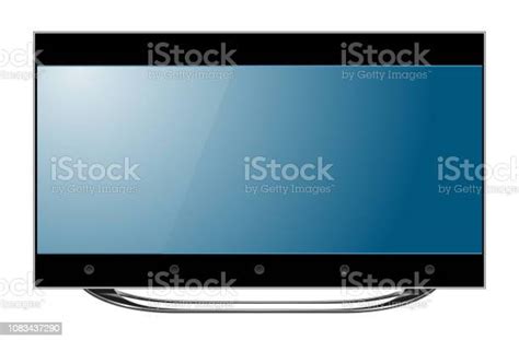 Tv 화면 평면 Lcd Led 벡터 일러스트 레이 션 3차원 형태에 대한 스톡 벡터 아트 및 기타 이미지 3차원 형태 평면 스크린 0명 Istock