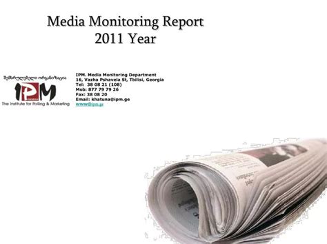 Ppt Media Monitoring Report 2011 Year Powerpoint Presentation Free Download Id 4547504