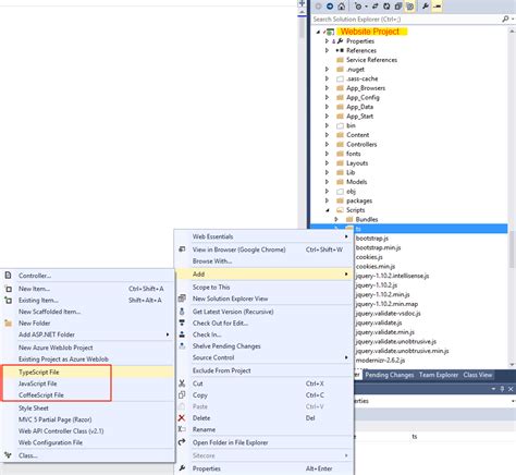 Visual Studio 2013 Add New Scripts In Scripts Folder In Csproj