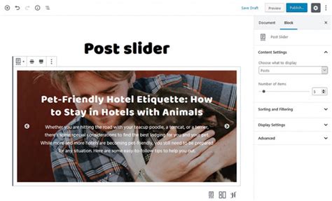 Getwid Blocks Post Slider Gutenberg Block Motopress
