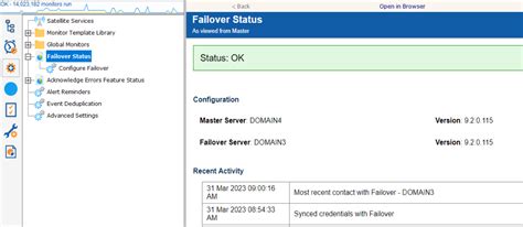 PA Server Monitor Documentation Automatic Fail Over