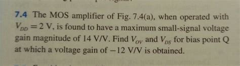 Solved Transistor Problem Chegg Com