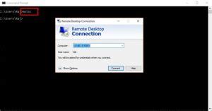 How To Use Remote Desktop MSTSC Command H2S Media