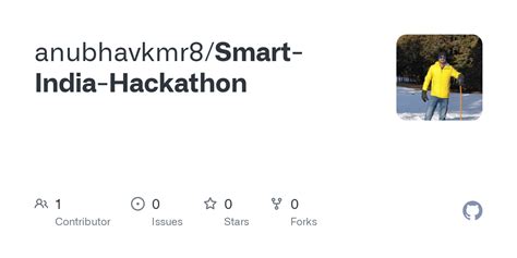 Github Anubhavkmr8smart India Hackathon