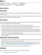 Exam 1 ECON 104 Macroeconomic Pdf Exam 1 Due Sep 25 At 11 59pm Available Until Sep 26 At 4am