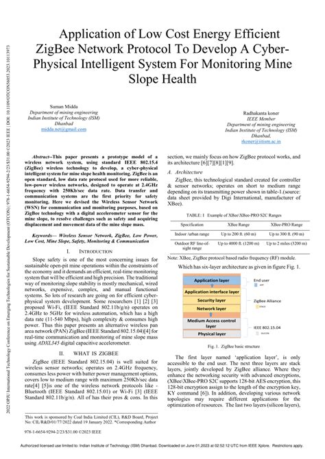 Pdf Application Of Low Cost Energy Efficient Zigbee Network Protocol