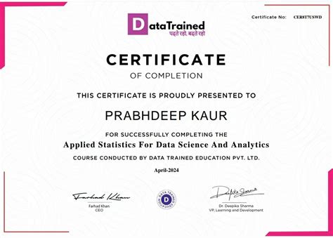 Prabhdeep Kaur On Linkedin Dataanalysis Datatrained Sql Python