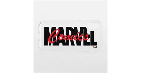Marvel Comics Overlapped Cursive Logo Speck Iphone X Case Zazzle