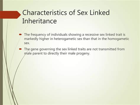 Sex Linked Sex Influenced And Sex Limited Traits In Poultry Pptx