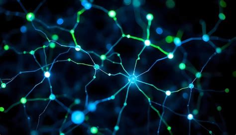 Abstract Neural Network Connections Premium Ai Generated Image