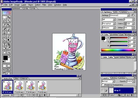 Adobe Imageready 2 0 Web Design Museum