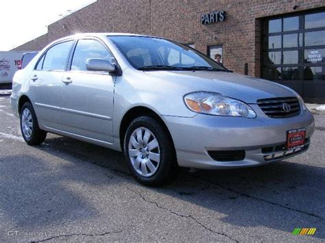 2004 Lunar Mist Silver Metallic Toyota Corolla Le 2509202 Gtcarlot