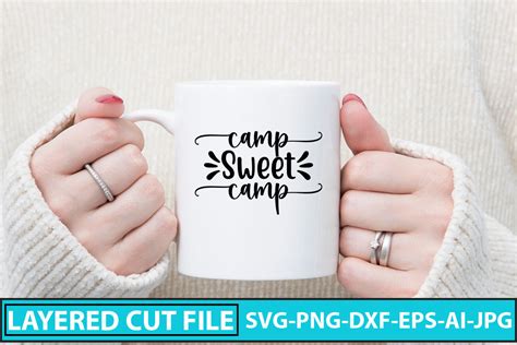 Camp Sweet Camp Svg Design Graphic By Designmedia · Creative Fabrica