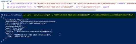 Automation Allow Azure Registered App To Update Its Own Credentials