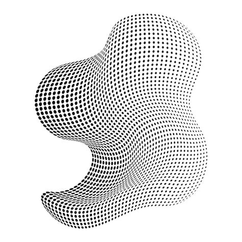 premium vector circle blob pattern vector