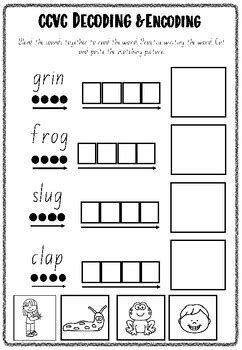 CVCC Decoding And Encoding By Jessika Garrett TPT