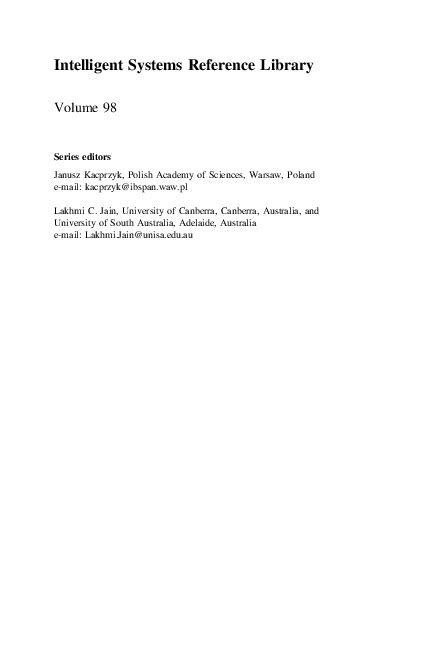 Pdf Intelligent Systems Reference Library Marco Antonio Perez Cisneros