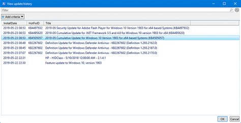 Cumulative Update Kb4505057 Windows 10 V1903 Build 18362116 May 19