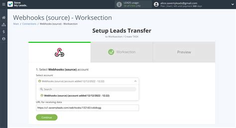 How To Connect Webhooks With Worksection SaveMyLeads