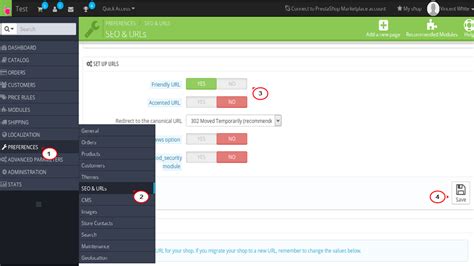 Prestashop 16x How To Regenerate Htaccess File Template Monster Help