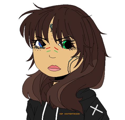 Editing Rip Xxxtentacion Free Online Pixel Art Drawing Tool Pixilart