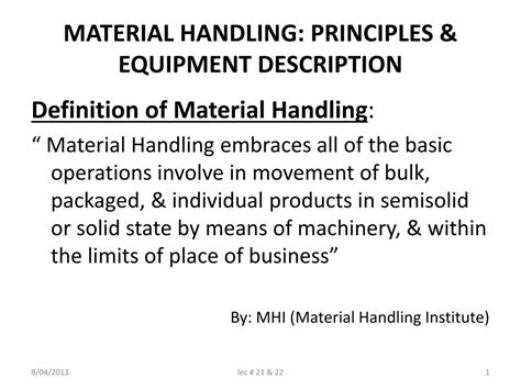 Material Handling Types At Gabriel Faulkner Blog