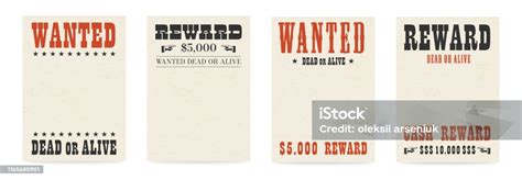 빈 보상 포스터 템플릿 질감 오래된 종이 죽은 또는 살아있는 배너를 원했다 현상수배 포스터에 대한 스톡 벡터 아트 및 기타 이미지 현상수배 포스터 포스터 공란