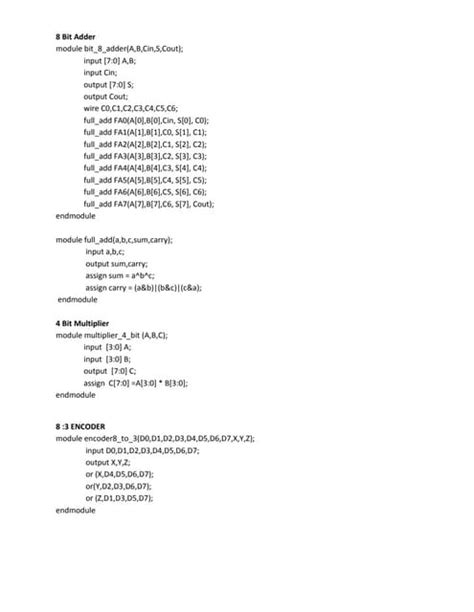 Combinational Circuits Ii Outputs Pdf