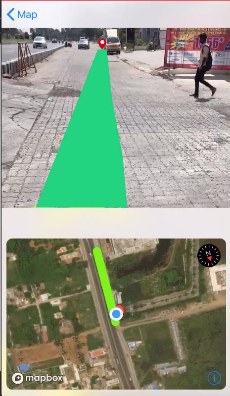 How To Draw A Line In Arkit Based On Cllocation In Ios Swift Stack Overflow