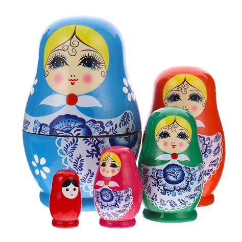 HOMEMAXS 1 Set Of Matryoshka Doll Toy Creative Nested Doll Hand Paint
