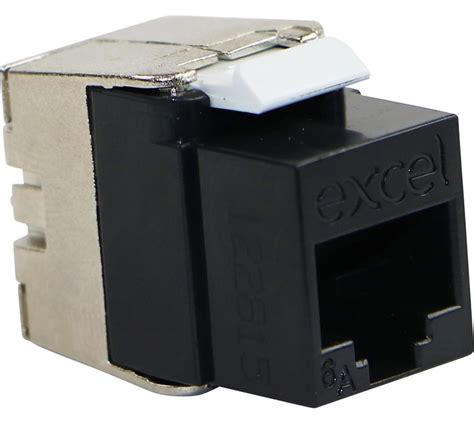 Excel Cat6A UTP Low Profile Keystone Jack